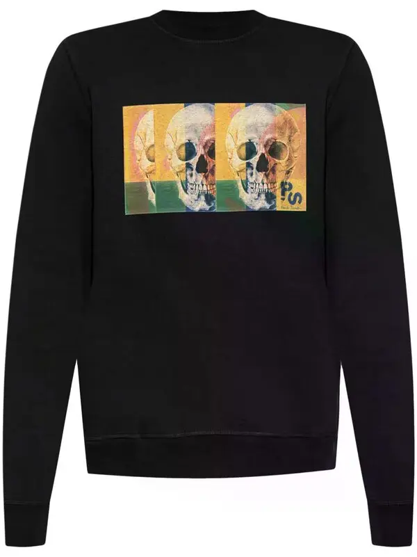 Paul Smith Printed Crewneck Sweatshirt - Black