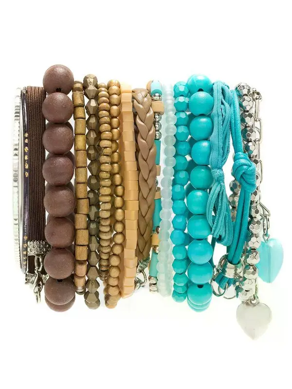 AMIR SLAMA Charm Bracelet Set - Blue