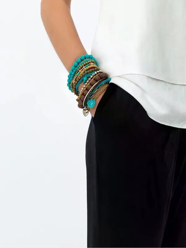 AMIR SLAMA Charm Bracelet Set