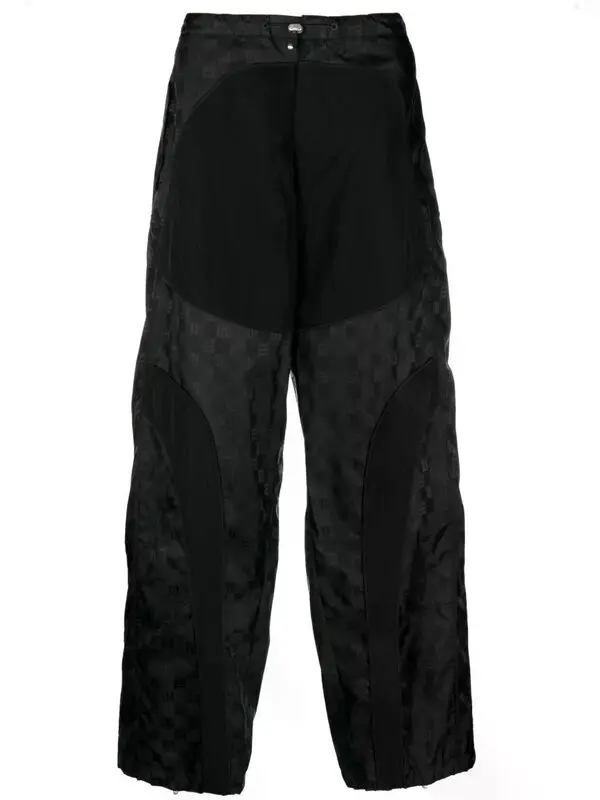 MISBHV Monogram Jacquard Wide-leg Trousers