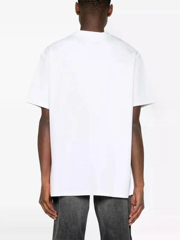 Balmain Logo-embroidered T-shirt - White