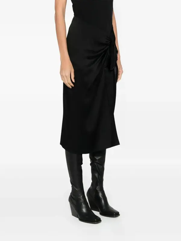 Stella McCartney Gathered Midi Skirt