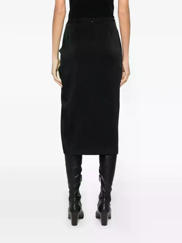 Stella McCartney Gathered Midi Skirt