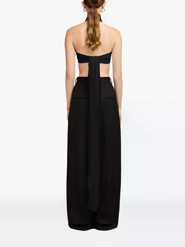 AMI Paris Silk Wrap Top