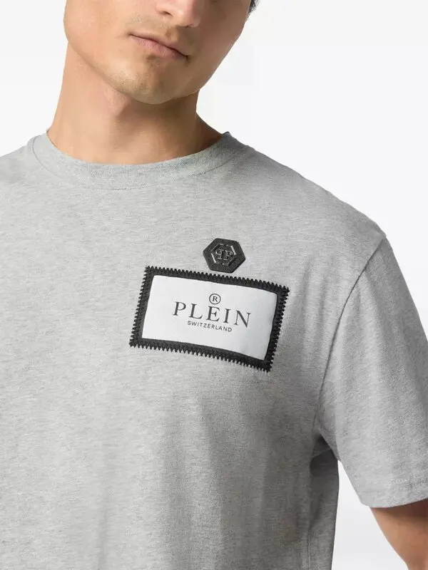 Philipp Plein Logo-patch T-shirt
