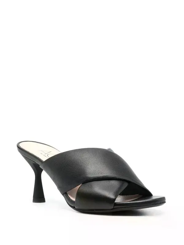 Agl Crossover-strap Leather Sandals