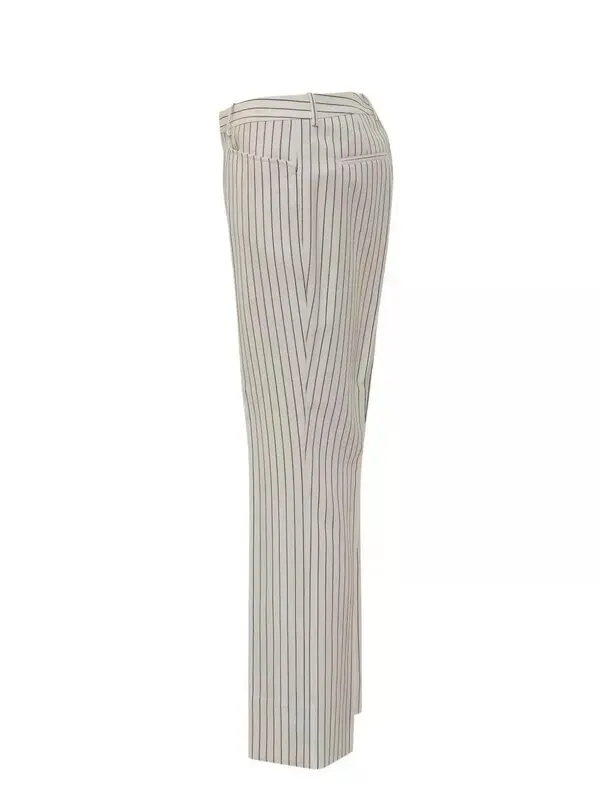 TOM FORD Striped Wool Tailored Trousers