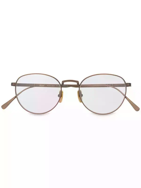 Persol Round Frame Sunglasses - Gold