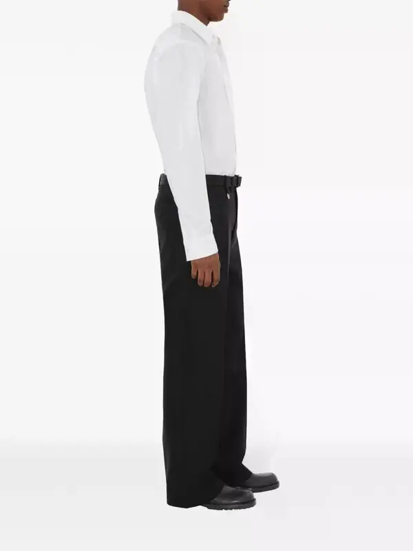 Burberry Ekd-embroidered Cotton Shirt