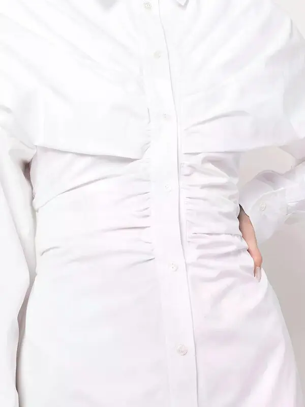 Alexander Wang Ruched Hourglass Shirtdress
