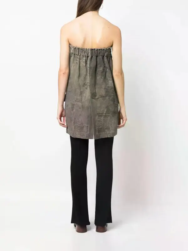 UMA WANG Oversized Distressed Double-breasted Top