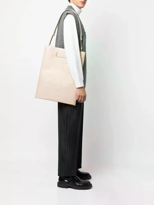 MAISON MARGIELA Tabi Flat Leather Tote Bag