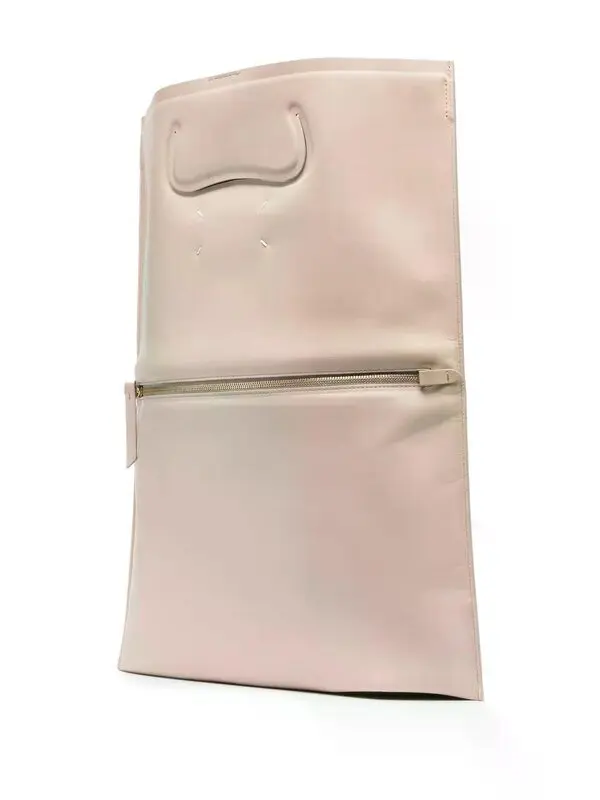 MAISON MARGIELA Tabi Flat Leather Tote Bag