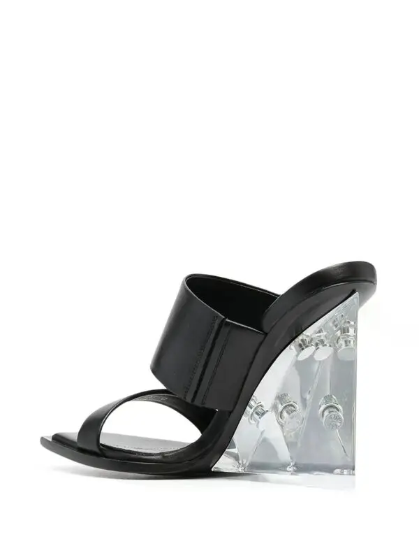 Alexander McQueen Shard 115mm Wedge Sandals