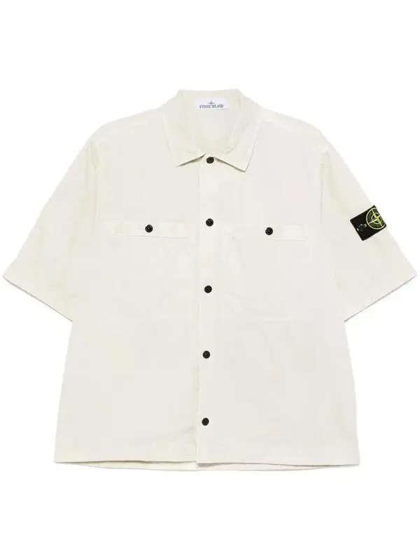 Stone Island Detachable-badge Shirt