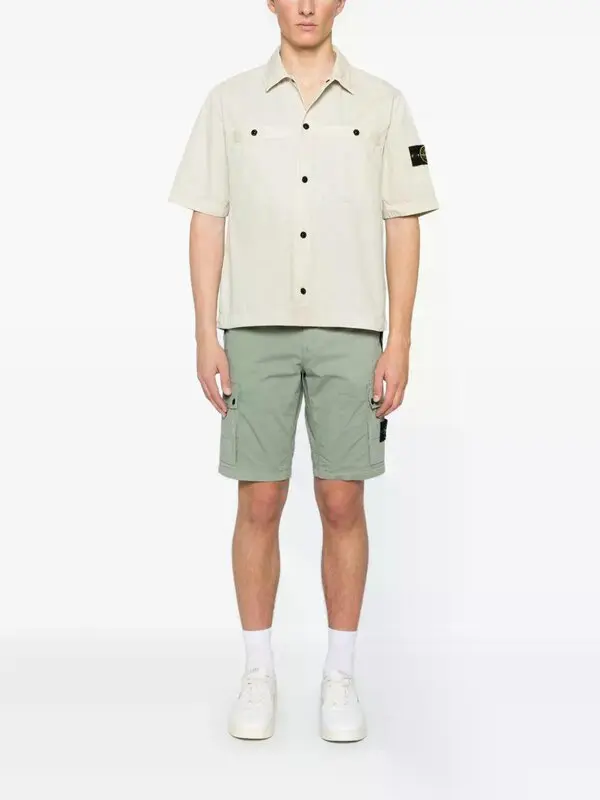 Stone Island Detachable-badge Shirt