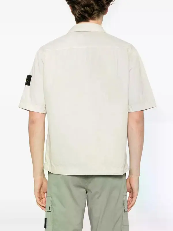 Stone Island Detachable-badge Shirt