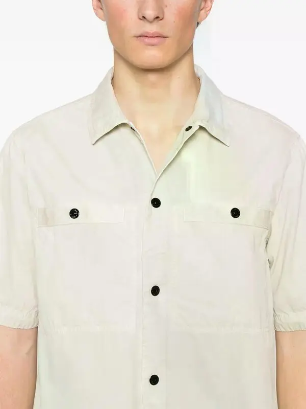 Stone Island Detachable-badge Shirt