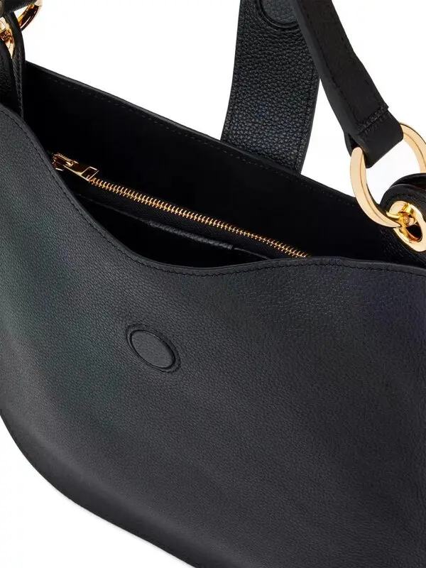 TOM FORD Small Tara Leather Tote Bag - Black