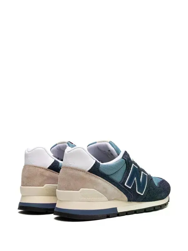 NEW BALANCE 996 Made In Usa Navy Suede And Mesh Sneakers - Blue