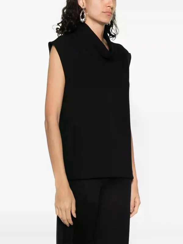 TOTEME High-neck Sleeveless Blouse