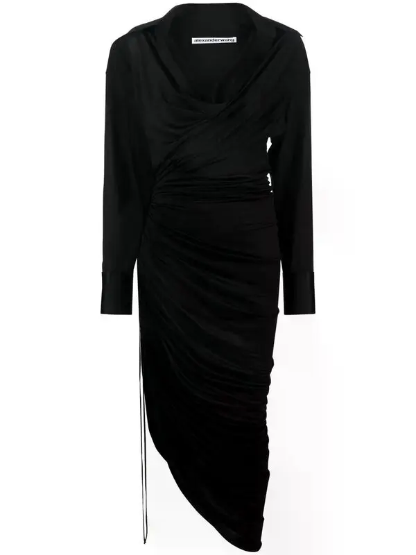 Alexander Wang Asymmetric V-neck Dress