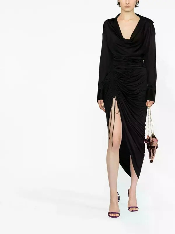 Alexander Wang Asymmetric V-neck Dress