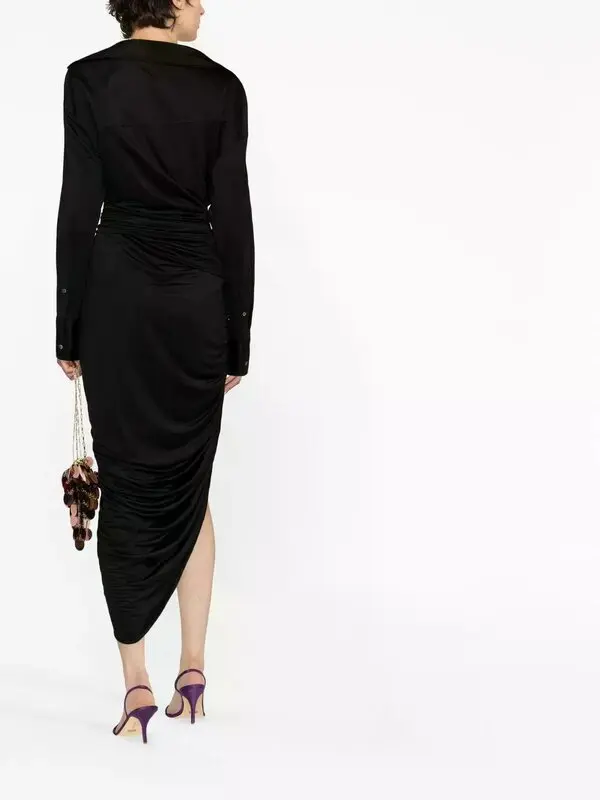 Alexander Wang Asymmetric V-neck Dress