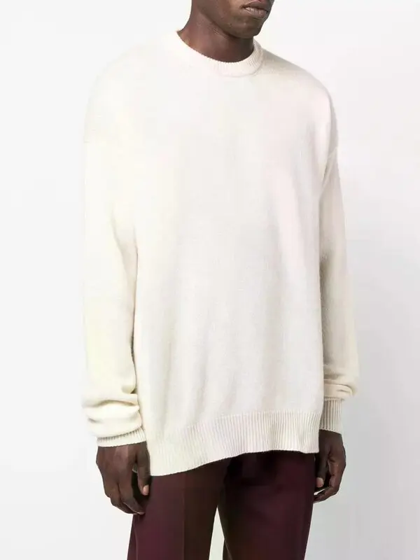 JIL SANDER Crew-neck Cashmere Jumper - Neutrals