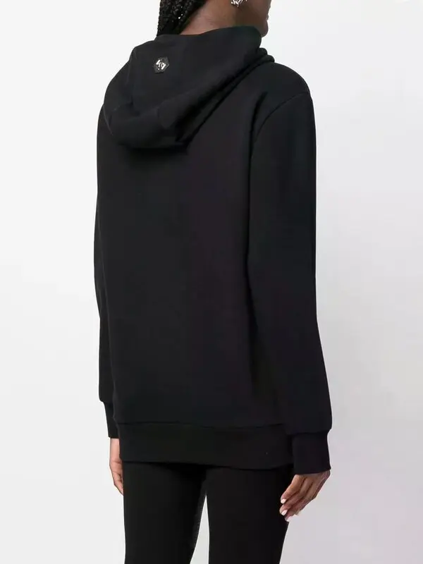 Philipp Plein Logo Graphic Print Hoodie