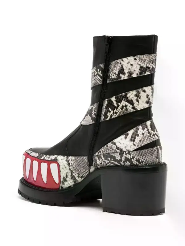 WALTER VAN BEIRENDONCK Viper 70mm Block Heel Boots