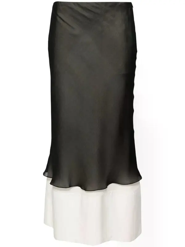 QUIRA Double Flared Miniskirt
