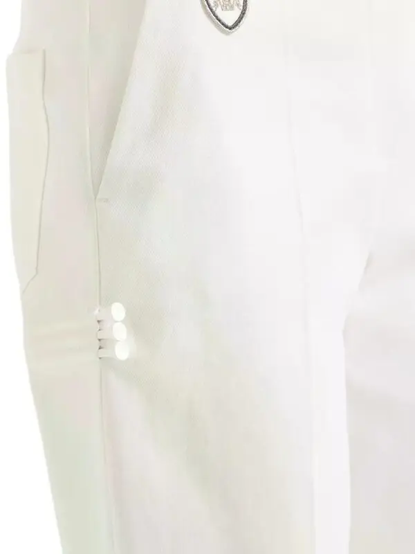 Brunello Cucinelli Logo Patch Tailored Trousers