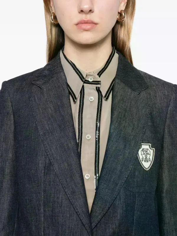 Brunello Cucinelli Chambray Blazer