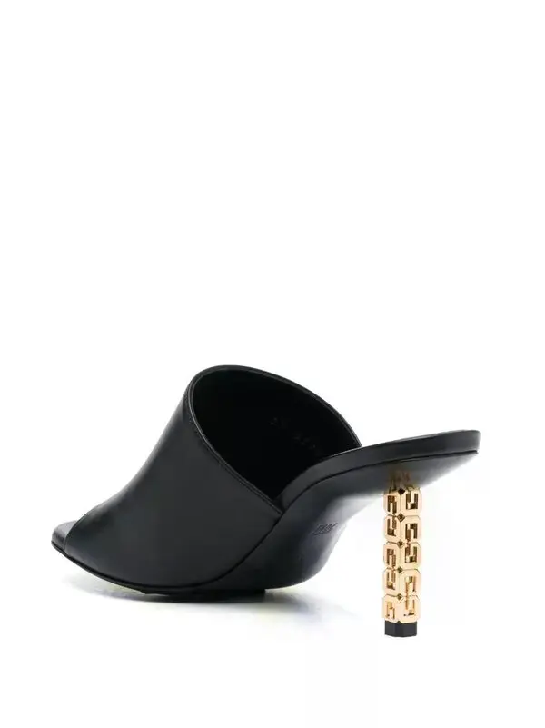 Givenchy G Cube 75mm Leather Mules