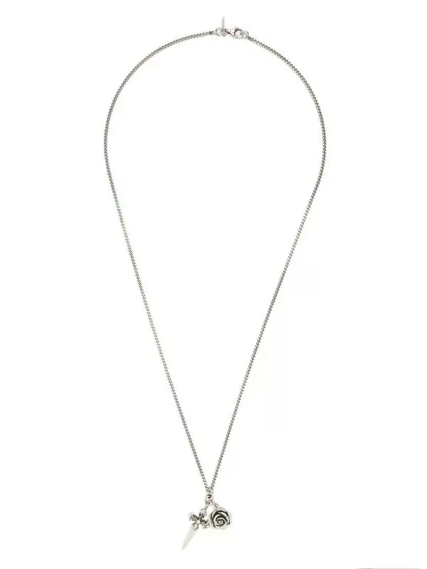 Emanuele Bicocchi Dagger Cross Pendant Necklace