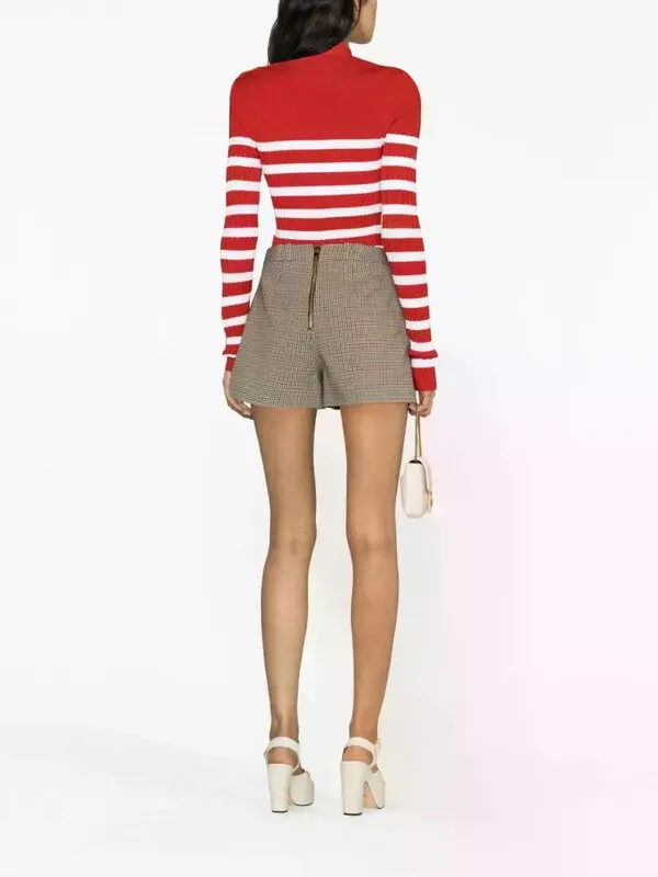 Balmain Vertical-stripe Print Tapered-leg Trousers