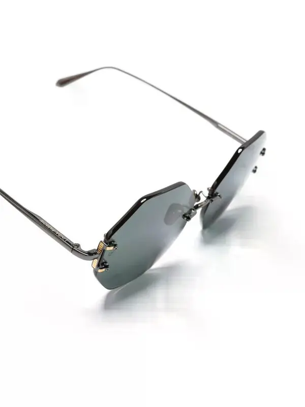 Linda Farrow Aura Hexagonal-frame Sunglasses