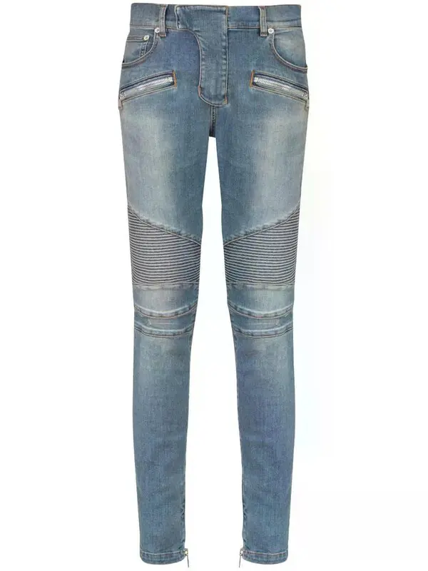 Balmain Biker Jeans - Blue