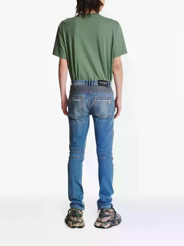 Balmain Biker Jeans - Blue
