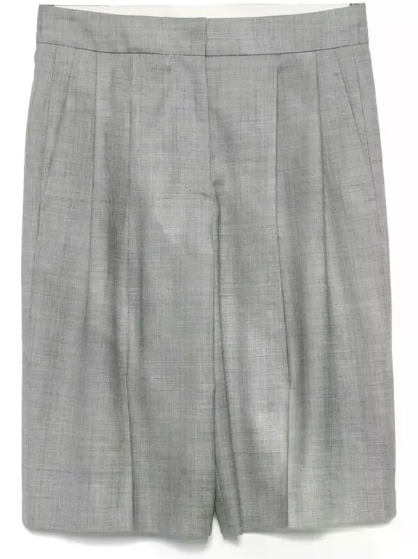 Loulou De Saison Check-pattern Shorts