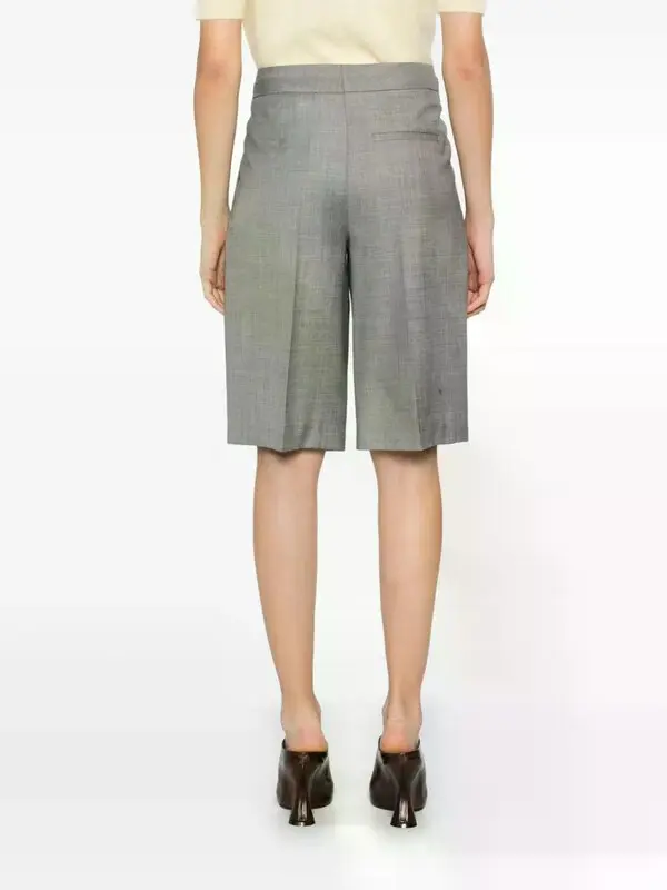 Loulou De Saison Check-pattern Shorts