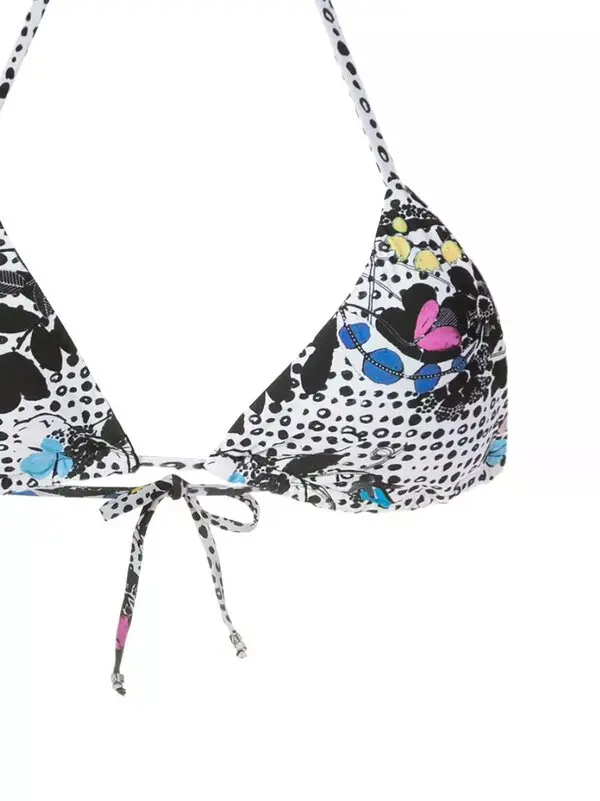 AMIR SLAMA Graphic-print Bikini Set