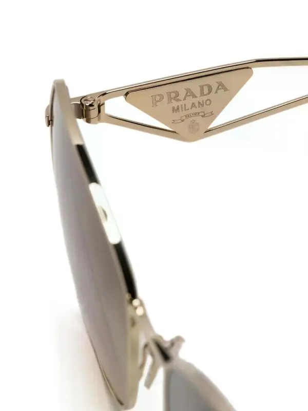 Prada Gradient Oversized-frame Sunglasses