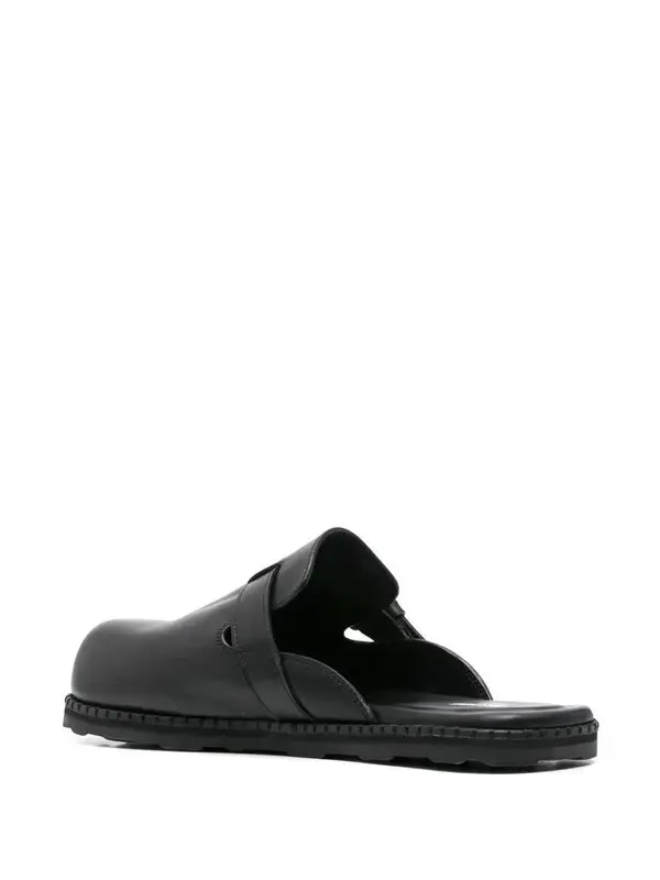Moschino Leather Buckled Sandals