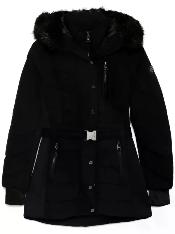 Michael Kors Belted Chevron Jacket