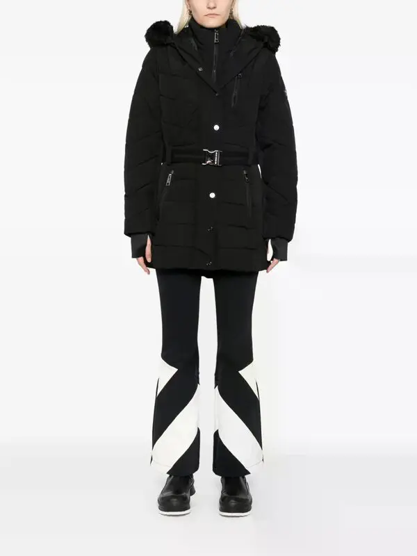 Michael Kors Belted Chevron Jacket