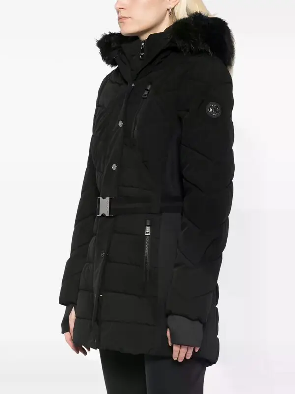 Michael Kors Belted Chevron Jacket