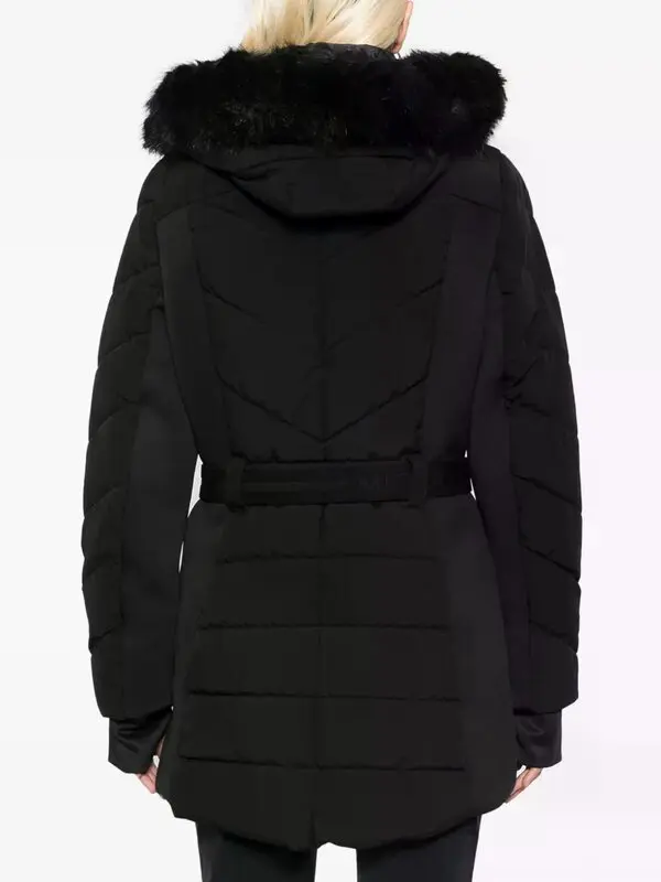 Michael Kors Belted Chevron Jacket