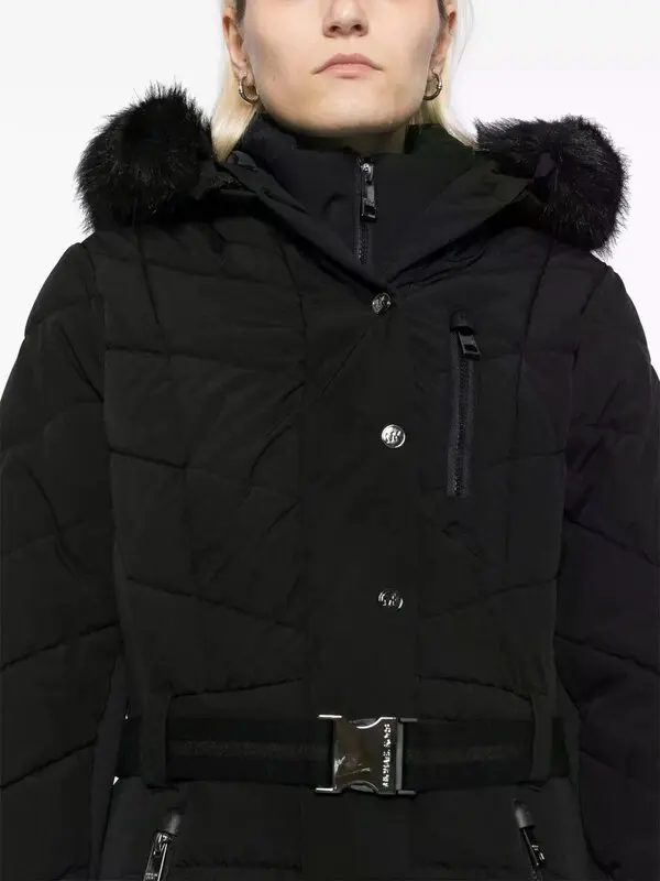 Michael Kors Belted Chevron Jacket